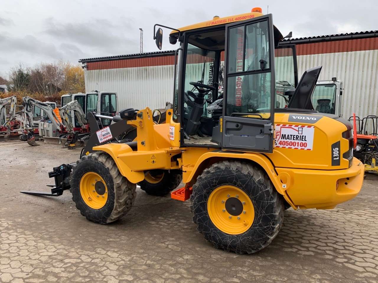 Minilæsser, gummiged (Volvo) mm